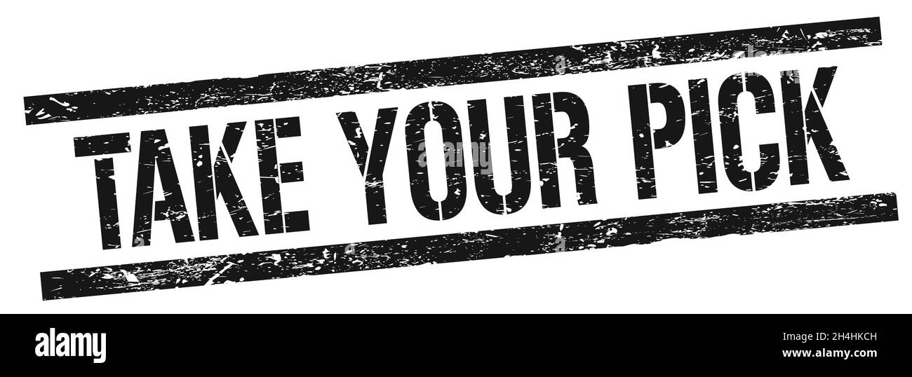 Take your pick word hi-res stock photography and images - Alamy