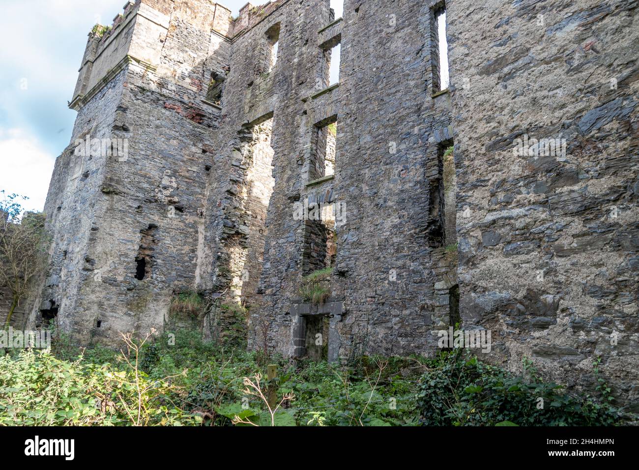 The remains of Raphoe castle in County Donegal - Ireland Stock Photo ...