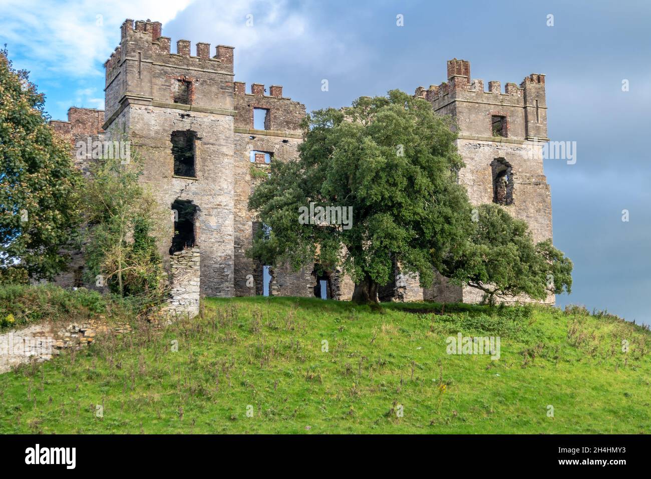 The remains of Raphoe castle in County Donegal - Ireland Stock Photo ...
