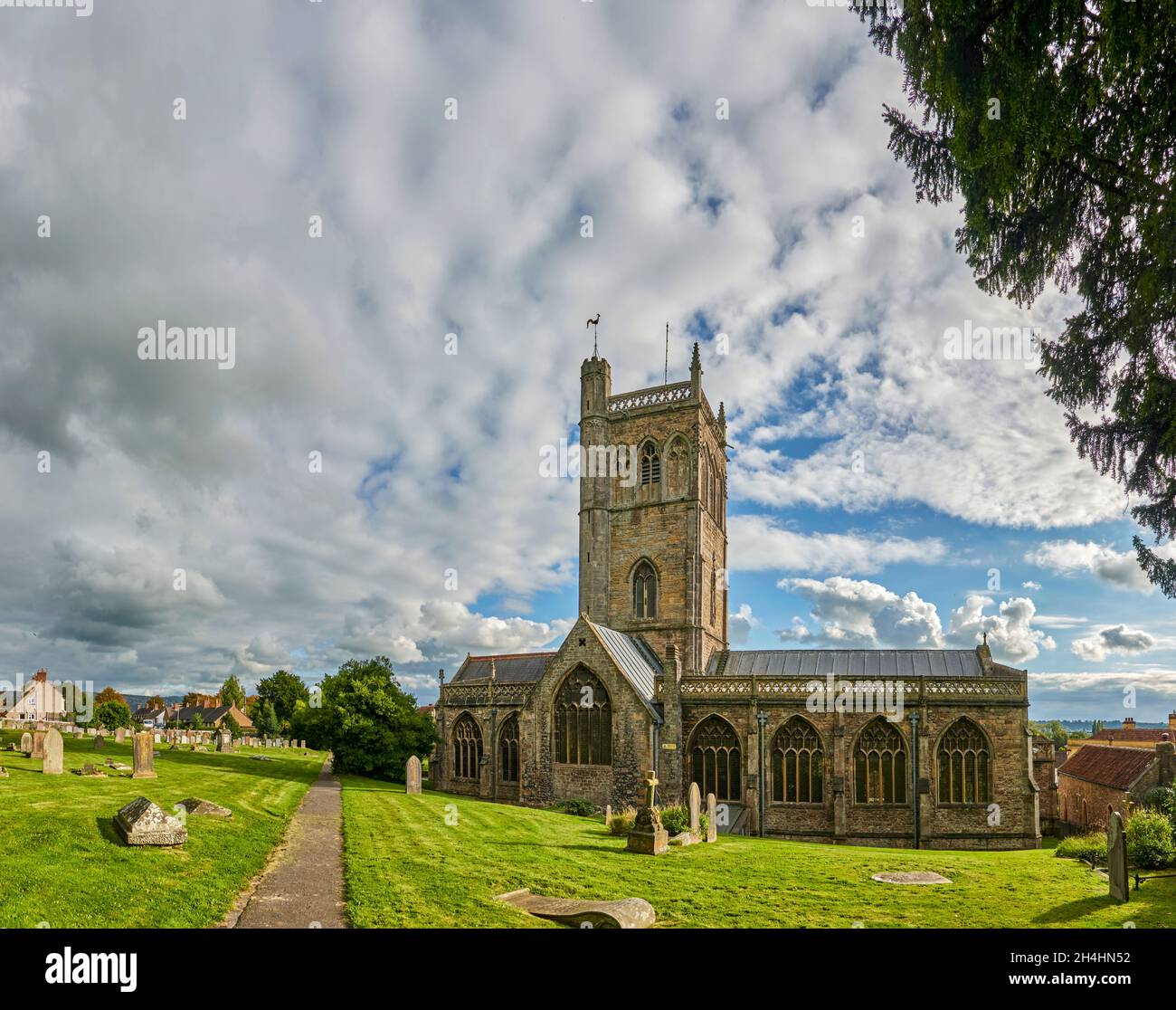 Axbridge and St John’s Church Somerset Stock Photo - Alamy