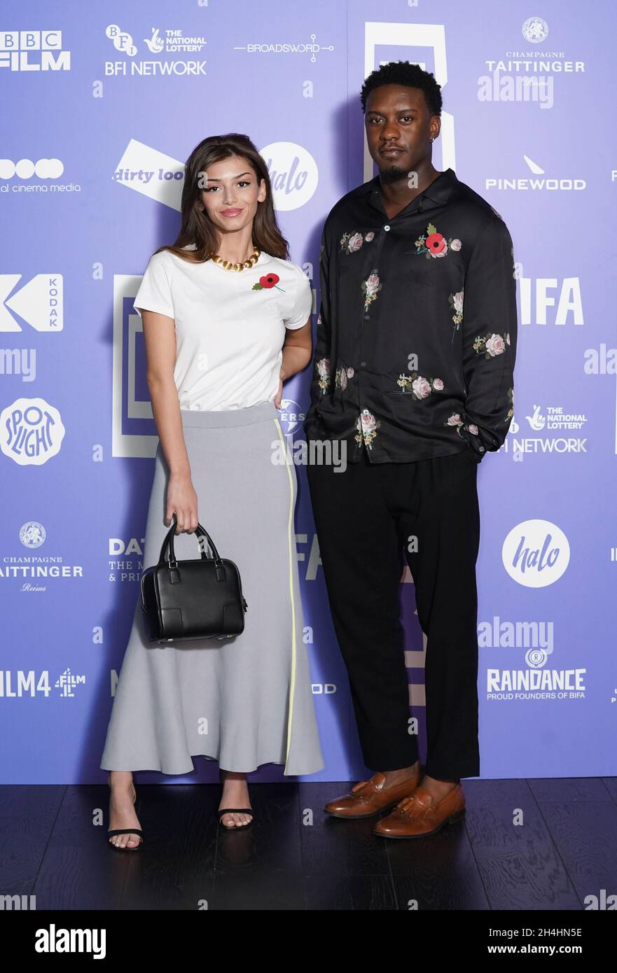 Mimi Keenes And Sam Adewunmi During The British Independent Film Awards 1802