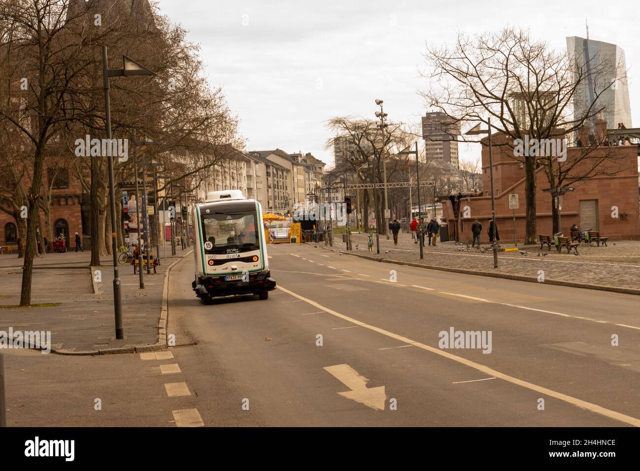 Frankfurt, Hessen / Germany - January 18. 2020 Independent driving with ...