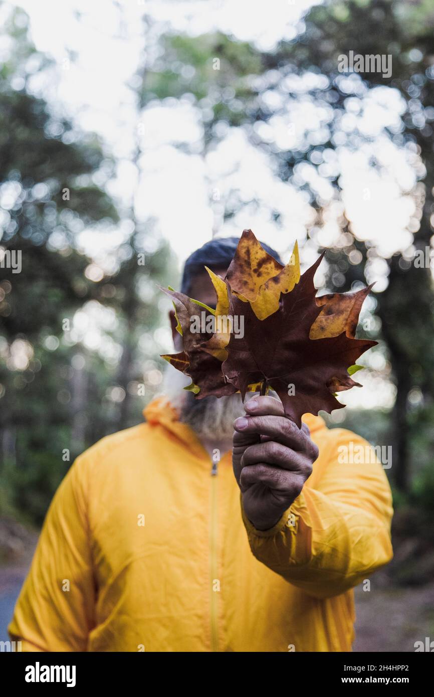 Human face leaf hi-res stock photography and images - Alamy
