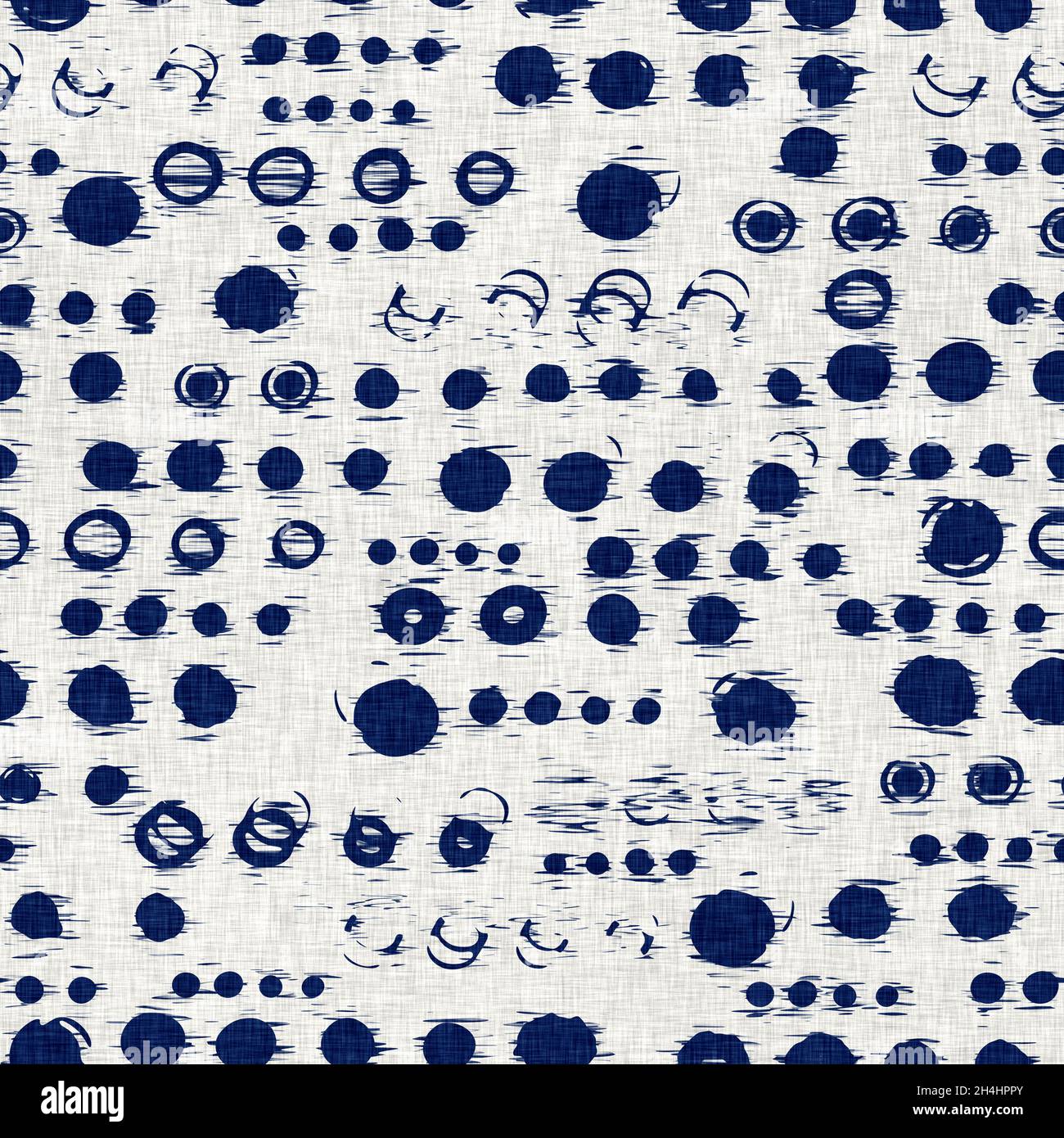 Indigo dyed fabric geo shape pattern texture. Seamless textile fashion ...