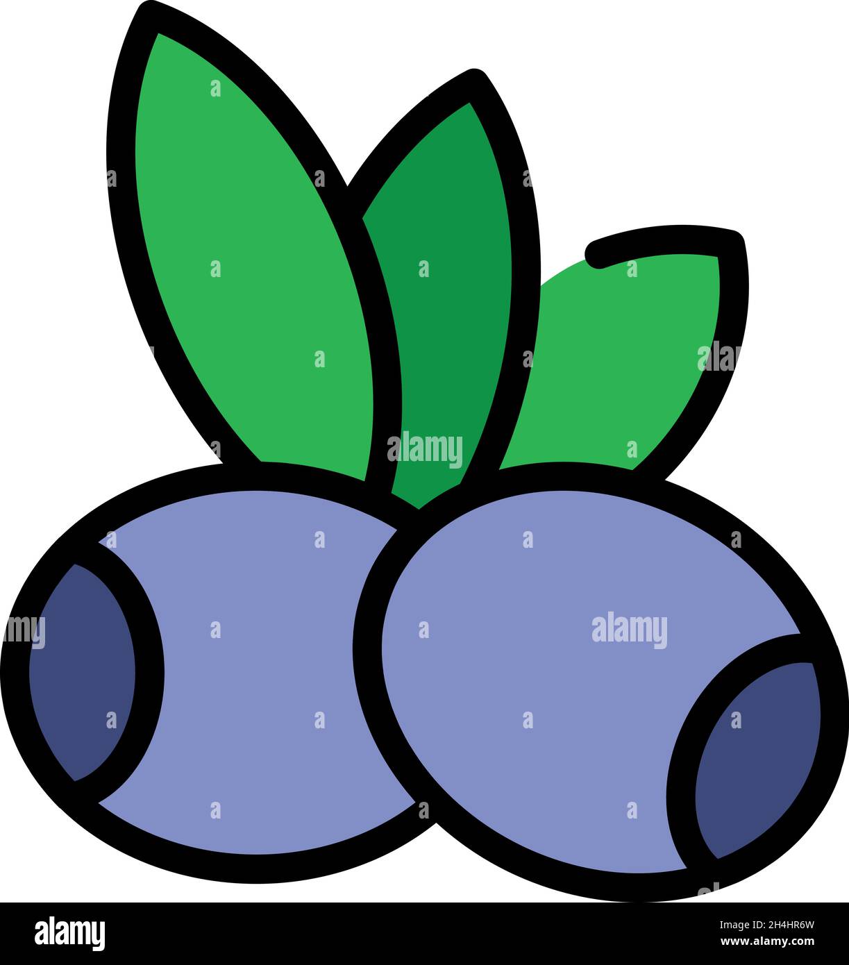 Greek olives icon. Outline greek olives vector icon color flat isolated ...