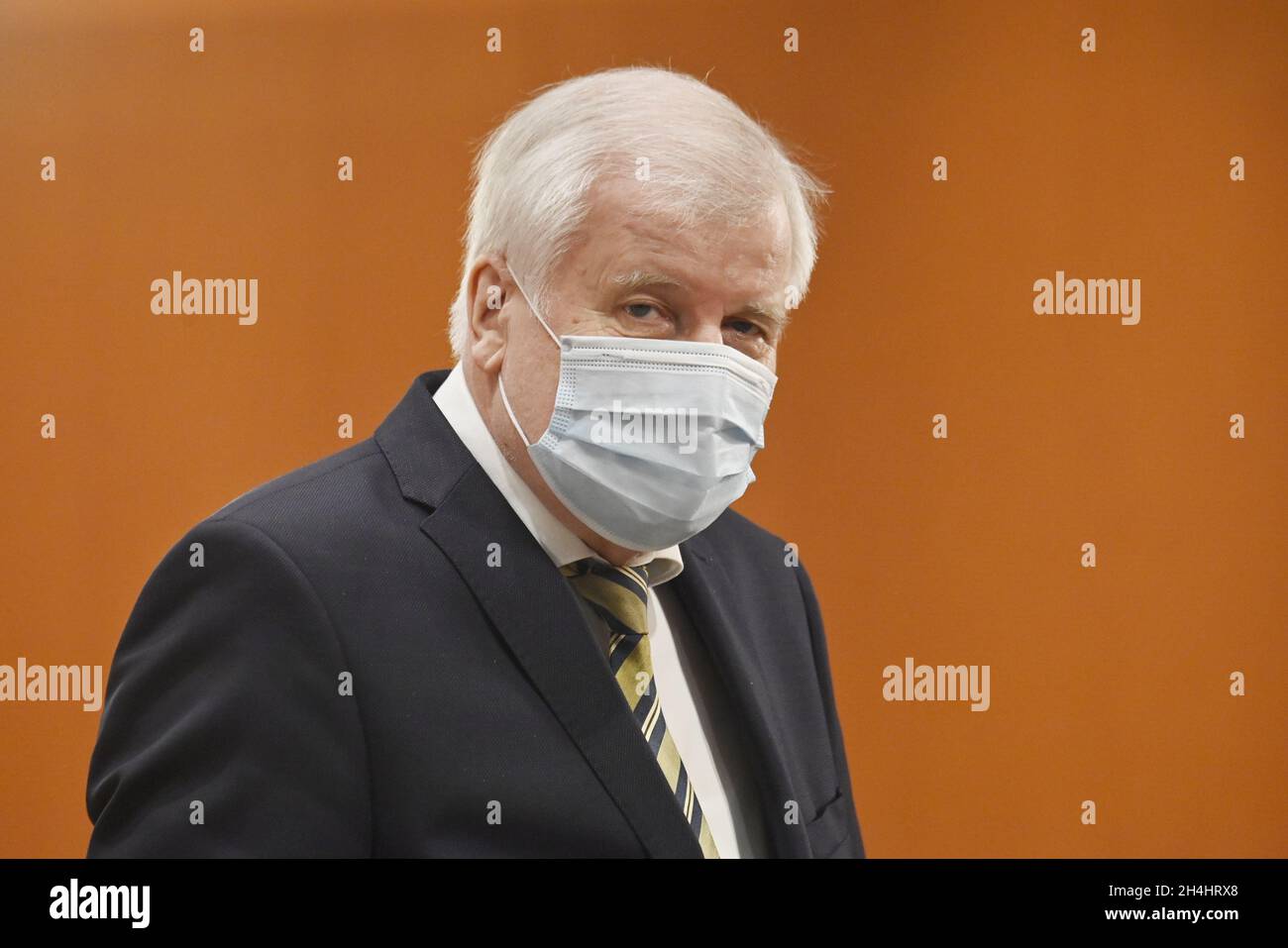 Berlin, Germany. 03rd Nov, 2021. Interior Minister Horst Seehofer (CSU ...