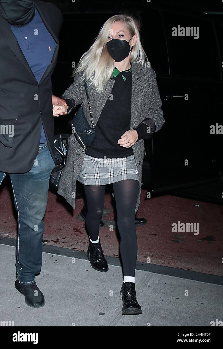 New York, NY, USA. 2nd Nov, 2021. Dylan Meyer seen arriving to a ...