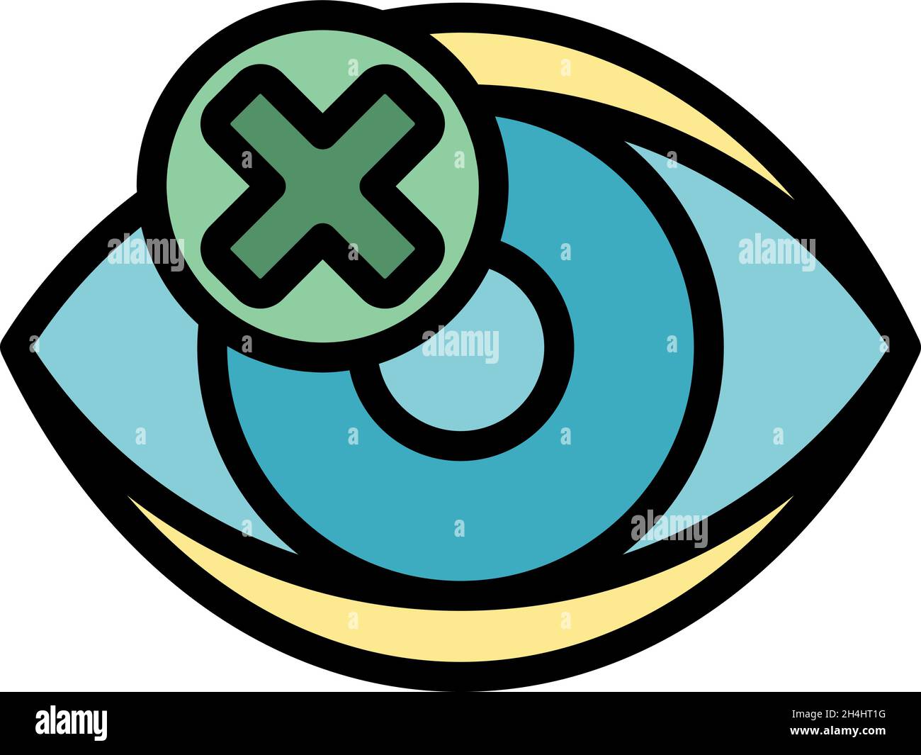 Blind Man Icon Outline Blind Man Vector Icon Color Flat Isolated Stock Vector Image And Art Alamy