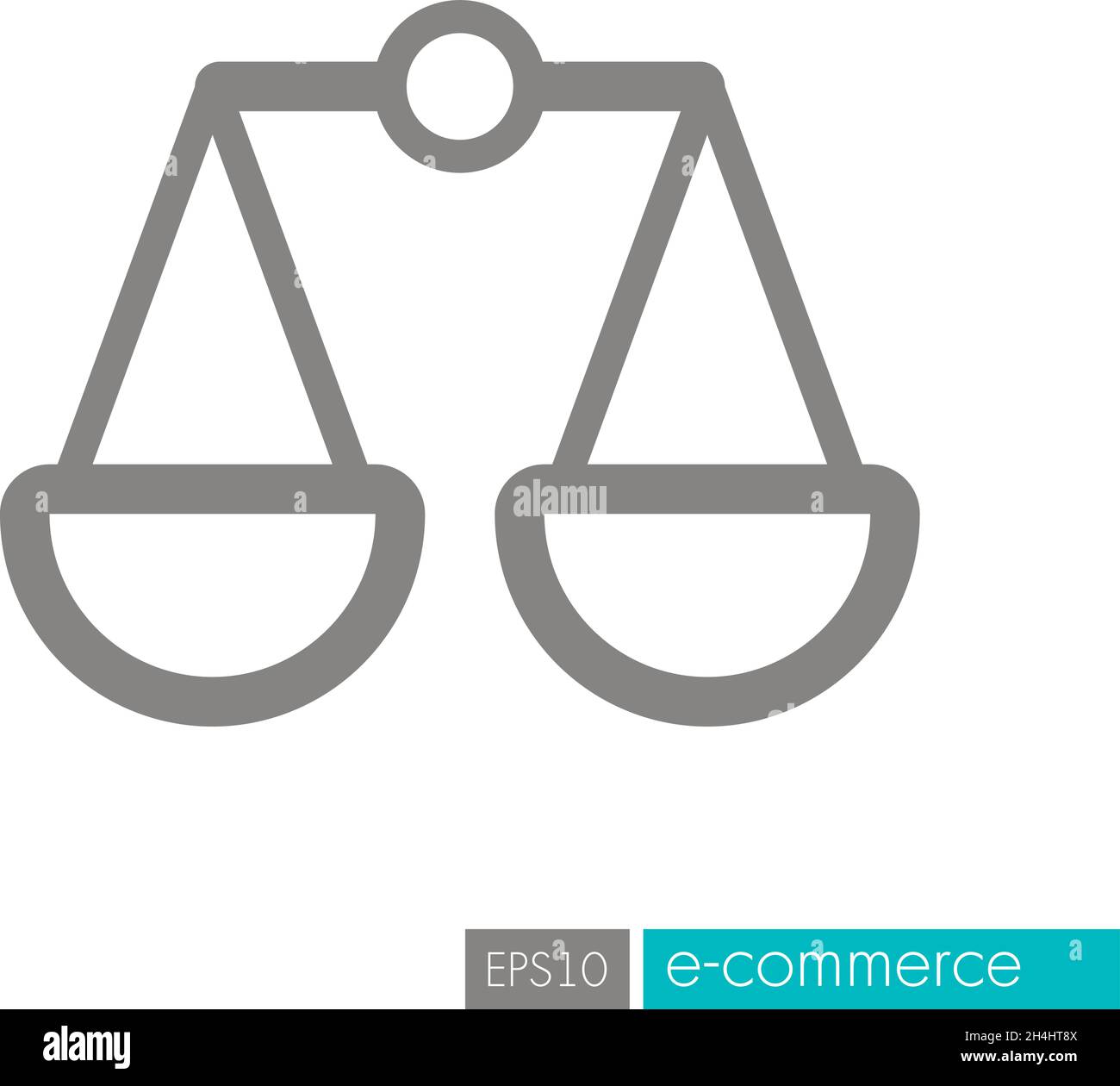 Scales icon. E-commerce sign. Graph symbol for your web site design ...