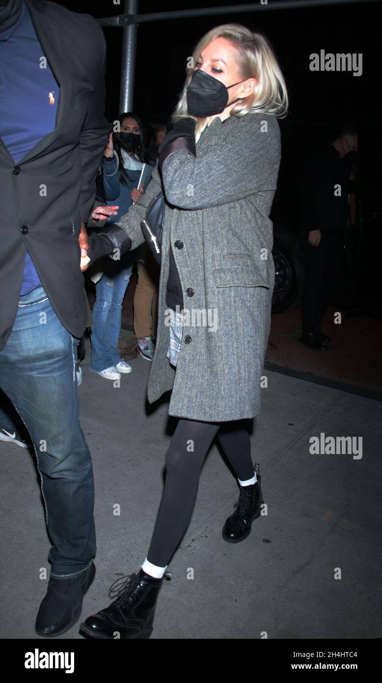New York, NY, USA. 2nd Nov, 2021. Dylan Meyer seen arriving to a ...