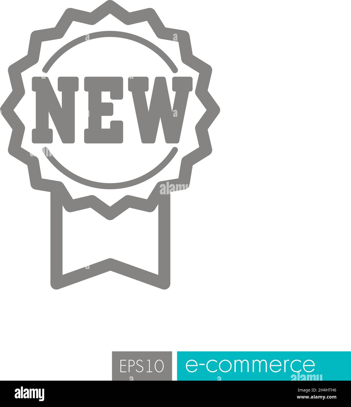 New Tag And Ribbons icon. E-commerce sign. Graph symbol for your web ...