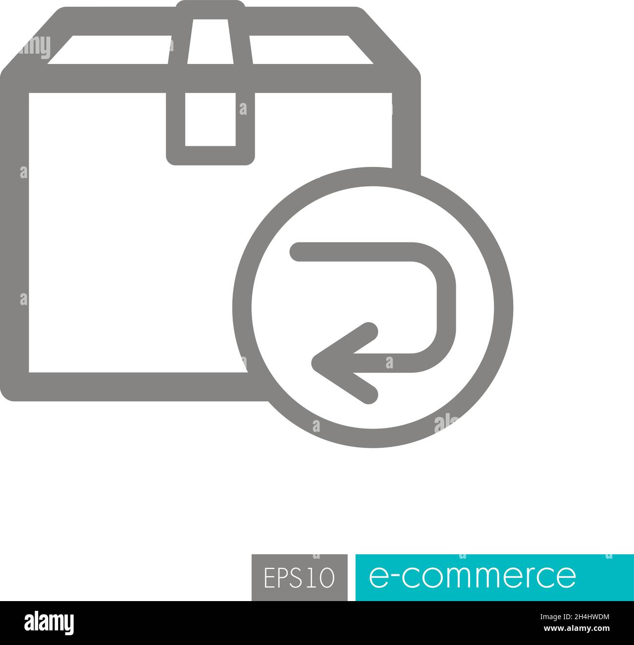 Return purchase icon. E-commerce sign. Graph symbol for your web site ...