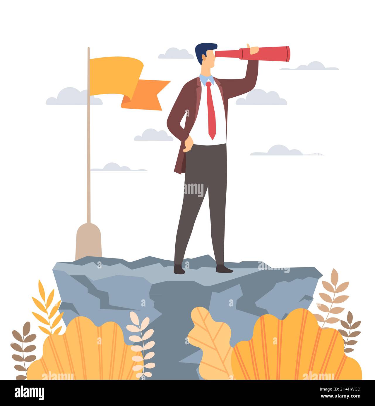 Business vision concept Stock Vector Image & Art - Alamy