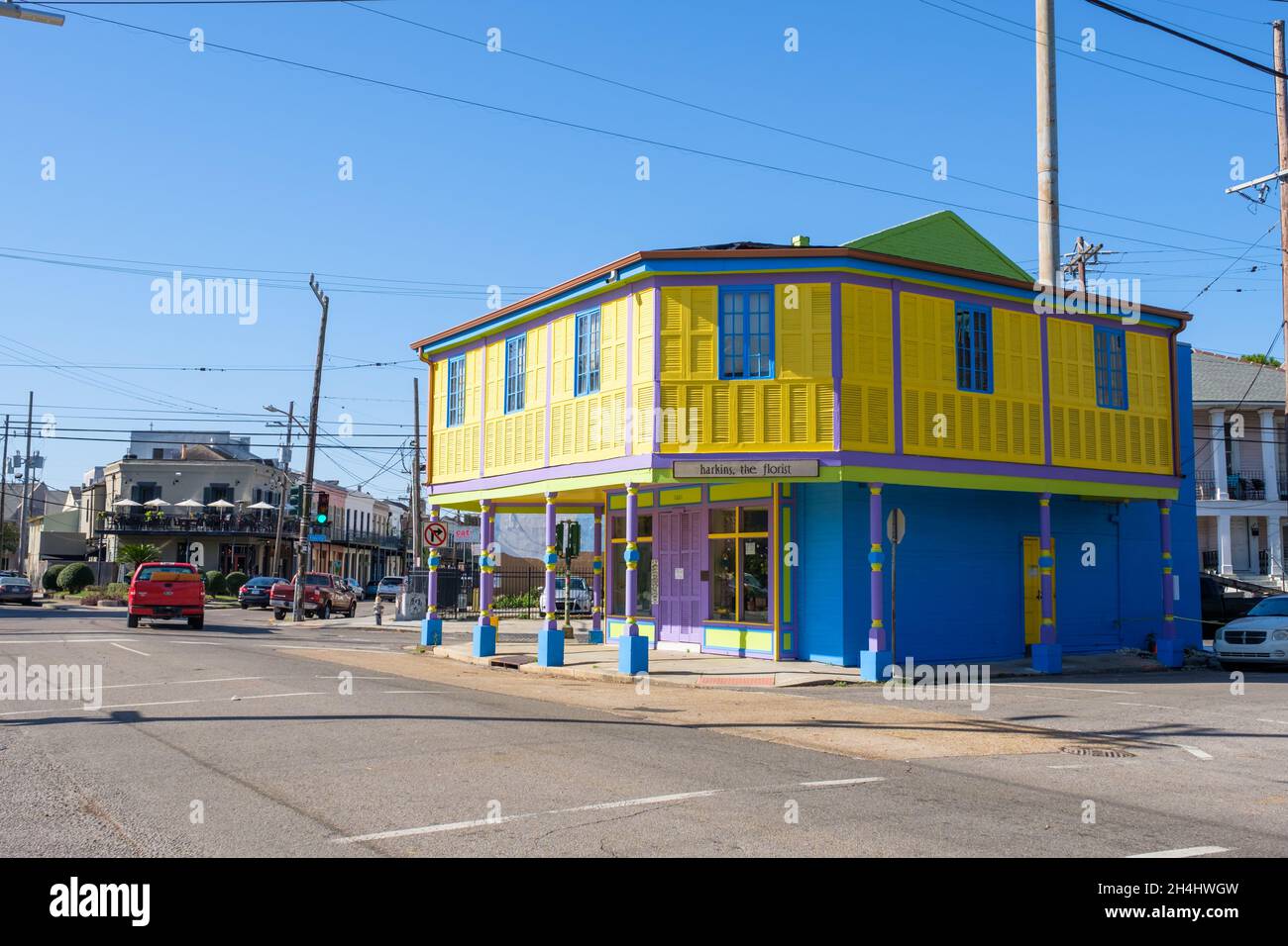 NEW ORLEANS, LA, USA - OCTOBER 28, 2021: Harkins, the Florist, on ...