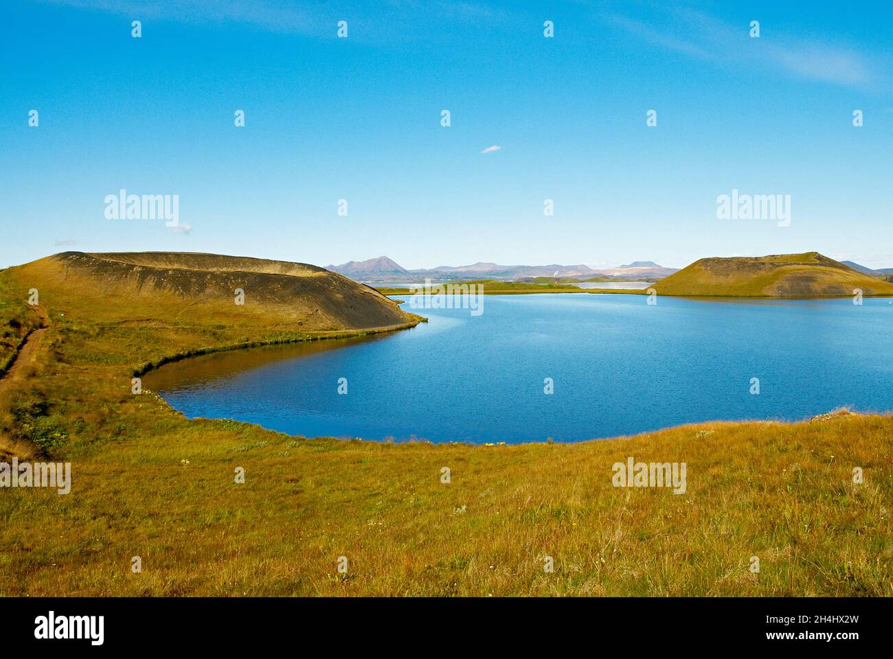 Islande. Lac de Myvatn. // Iceland. Myvatn lake Stock Photo - Alamy