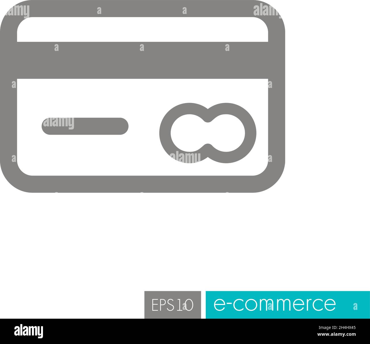Credit card icon. E-commerce sign. Graph symbol for your web site ...