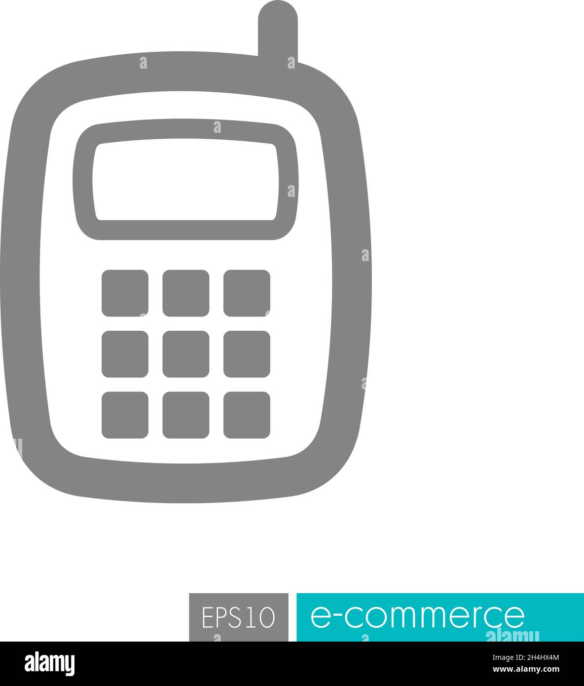 Mobile phone icon. Smart phone. E-commerce sign. Graph symbol for your ...