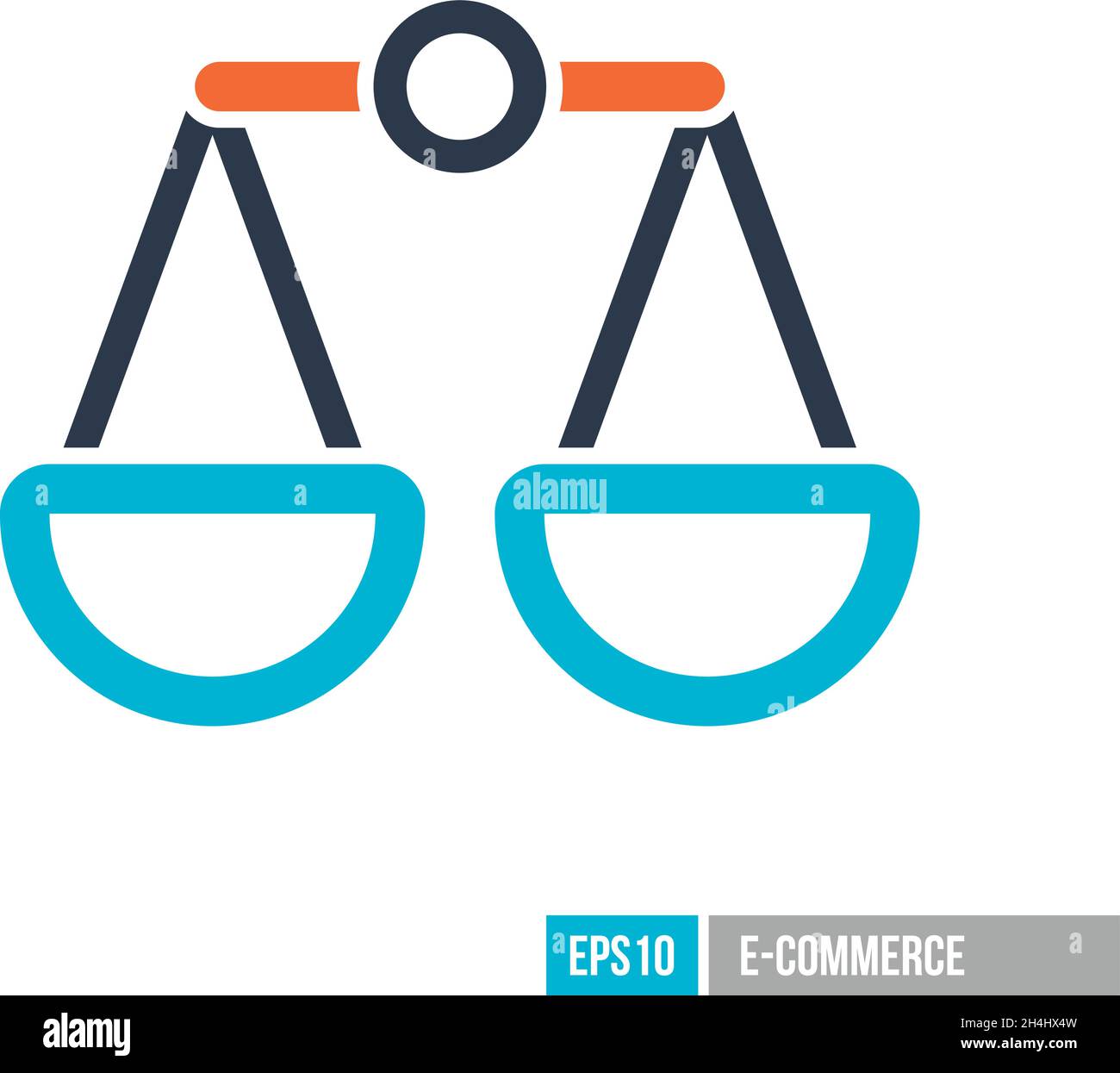 Scales icon. E-commerce sign. Graph symbol for your web site design ...