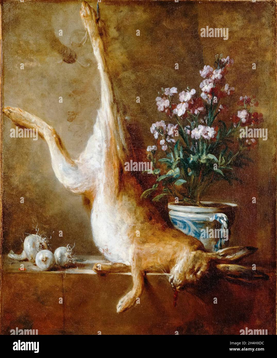 Jean Baptiste Siméon Chardin, Still Life with Dead Hare, painting ...