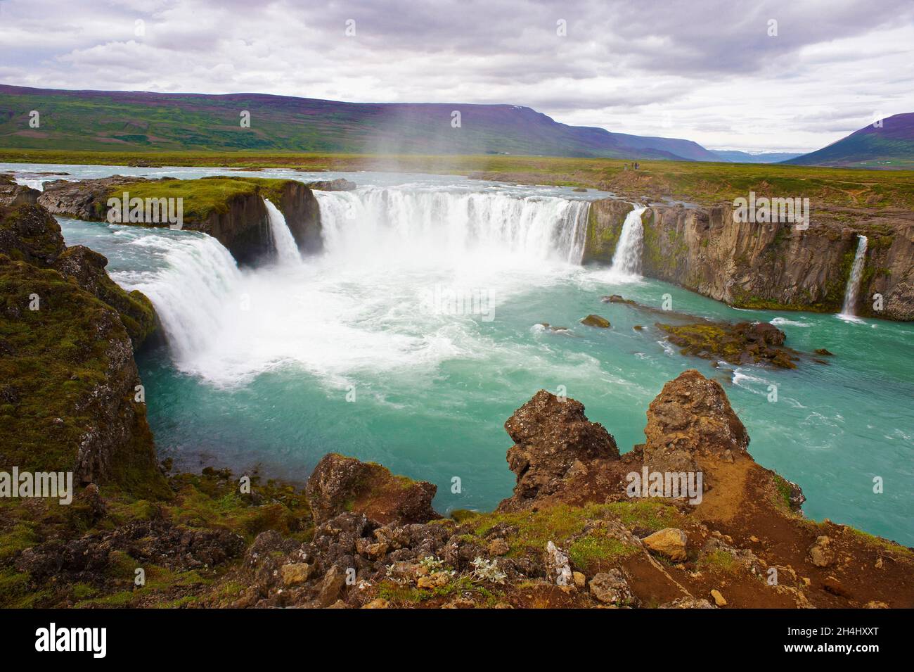Waterfall destination godafoss cascade hi-res stock photography and ...