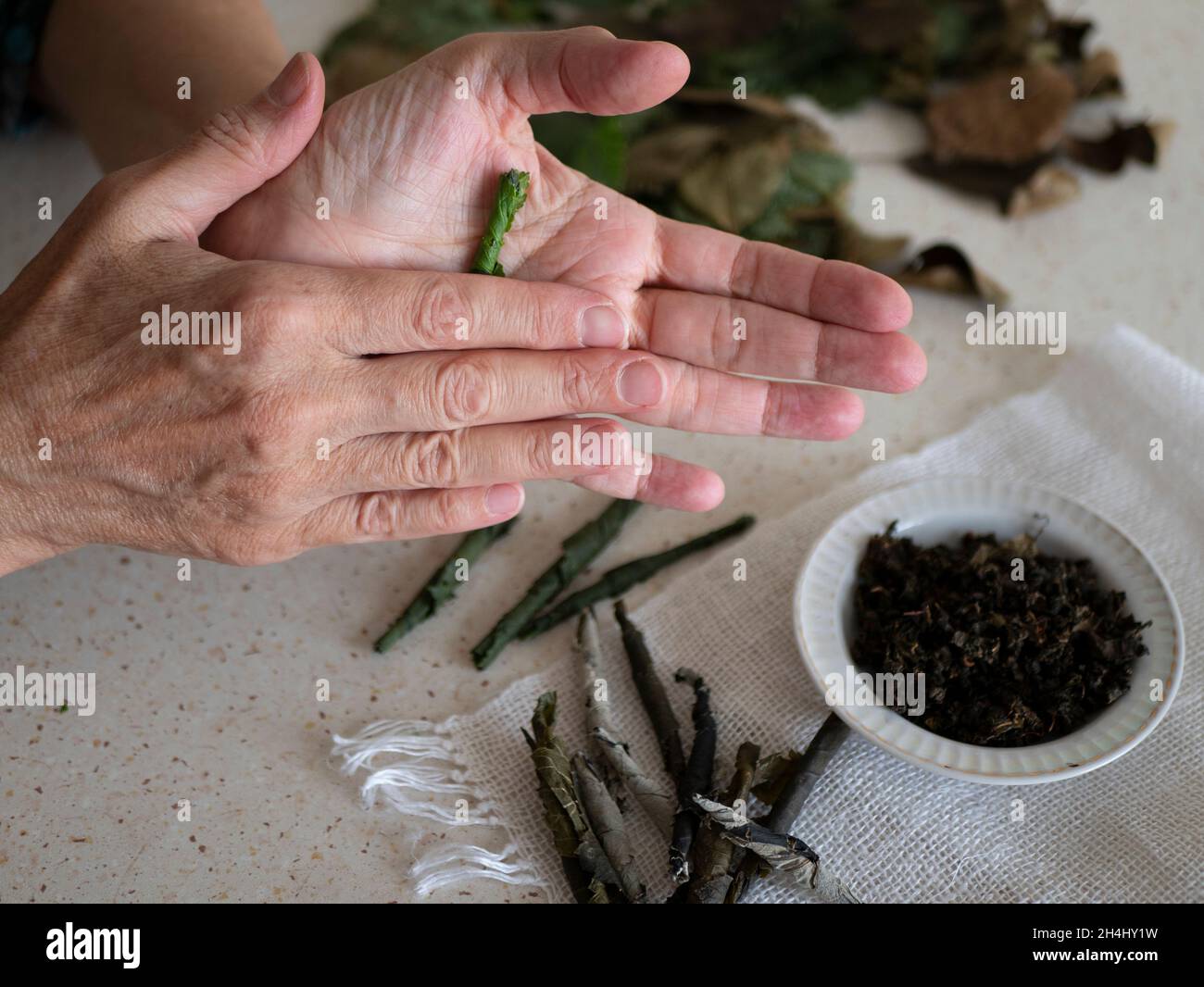 Tea making process hi-res stock photography and images - Alamy