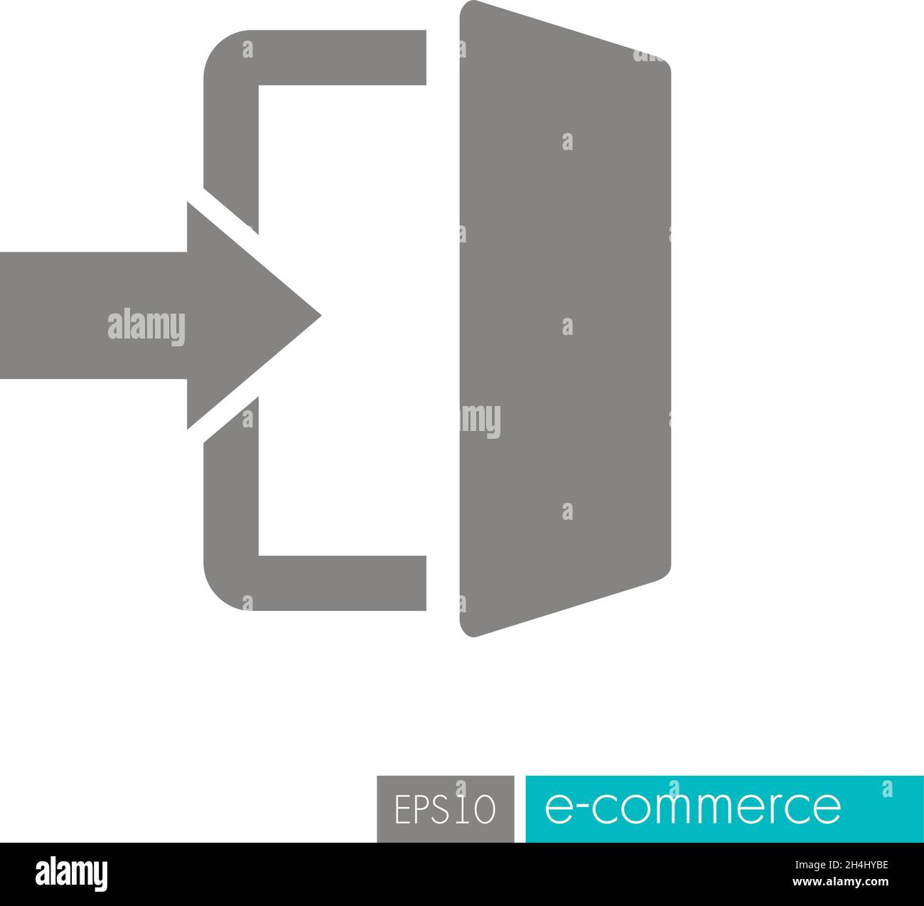 Login icon in trendy flat style. E-commerce sign. Graph symbol for your ...
