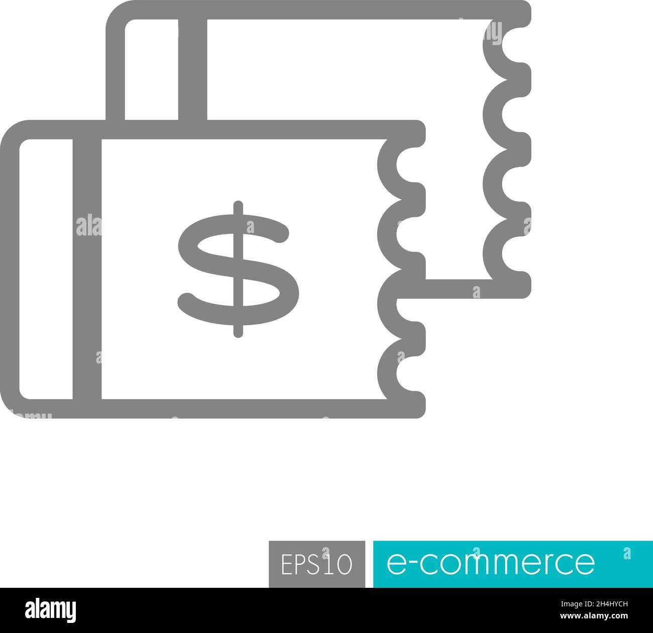 Discount coupon icon. E-commerce sign. Graph symbol for your web site ...