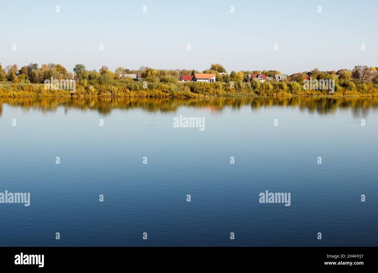 Sunny day in small town hi-res stock photography and images - Alamy