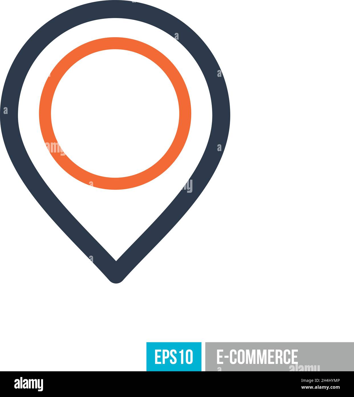 Pin Map icon. E-commerce sign. Graph symbol for your web site design ...