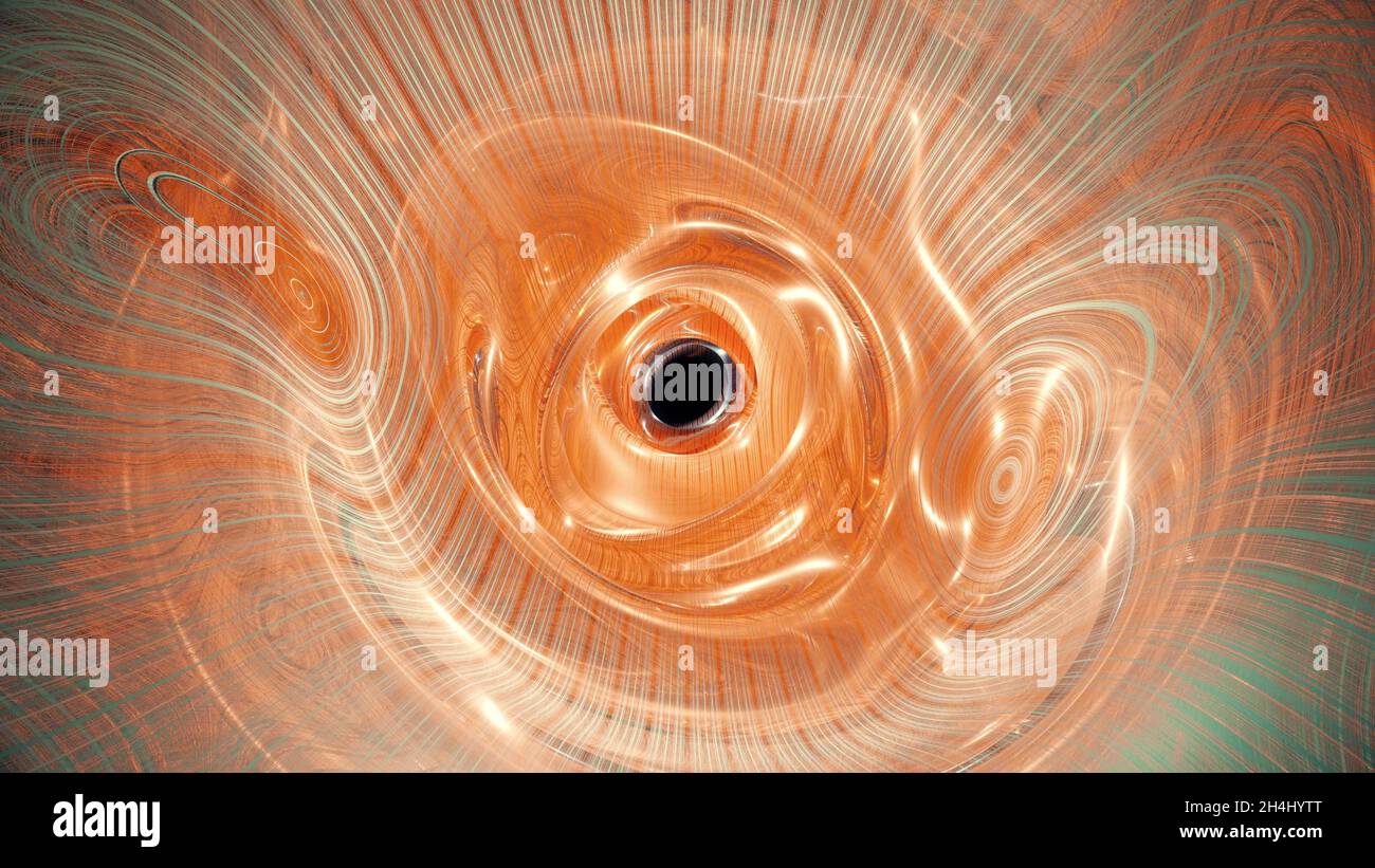 3D illustration of abstract reflection in 4K UHD Stock Photo - Alamy