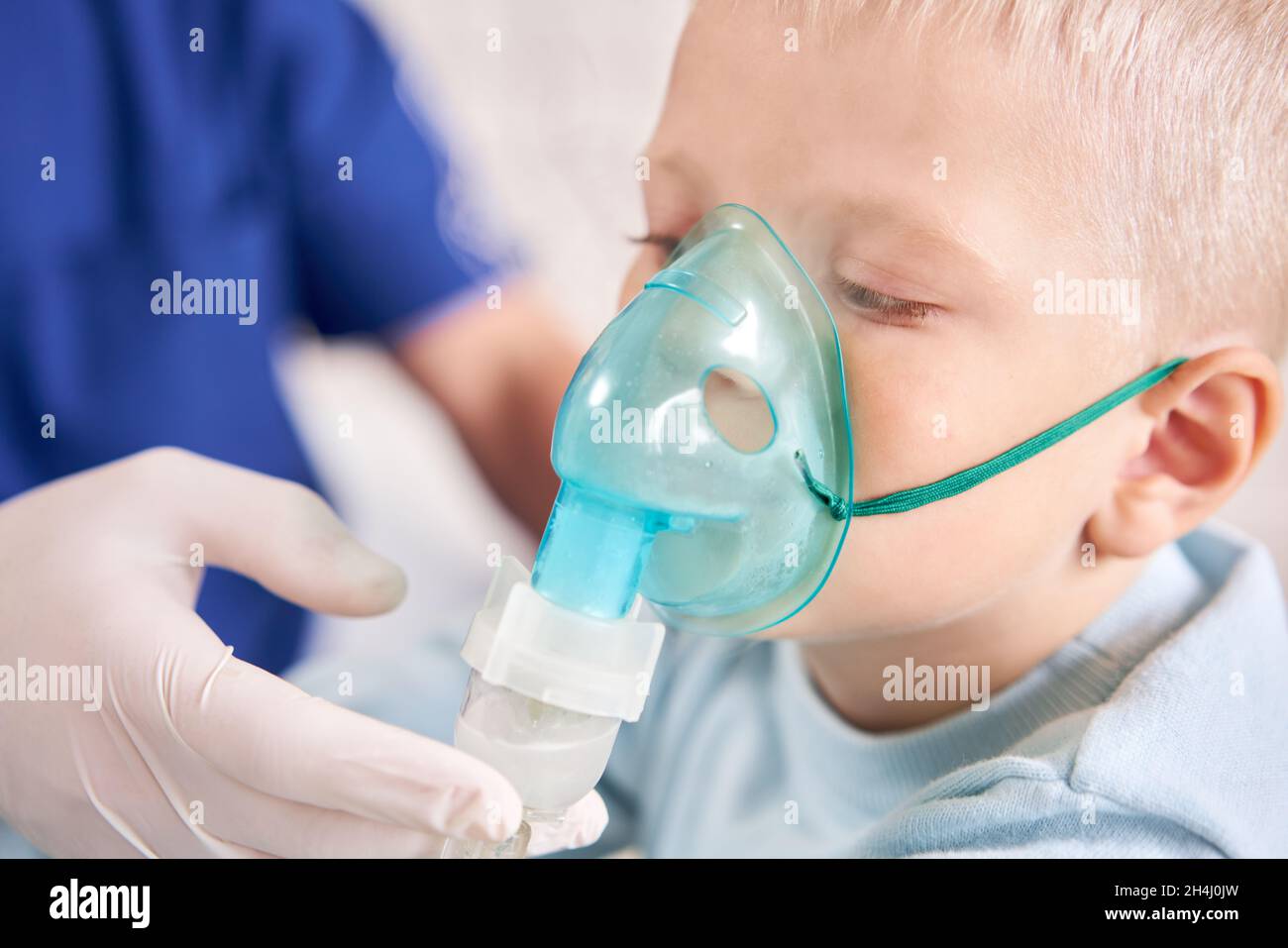 A pediatrician diagnoses lung disease and provides treatment. Breathe ...