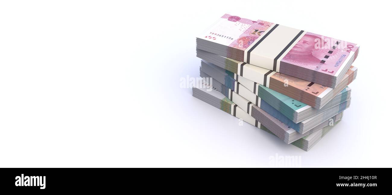 China economy, banking, financial business concept. Chinese Yuan ...