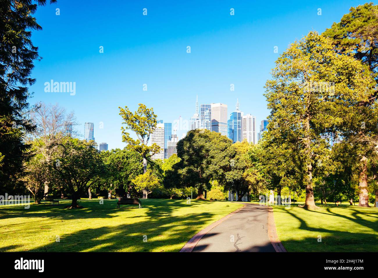 Melbourne’s fitzroy gardens hi-res stock photography and images - Alamy