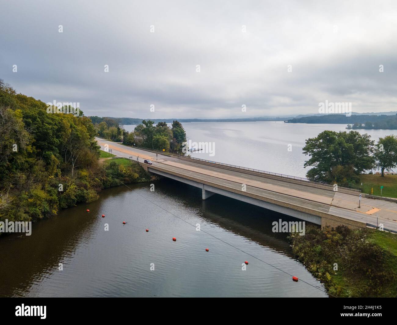 Bridge over wisconsin river in hi-res stock photography and images - Alamy