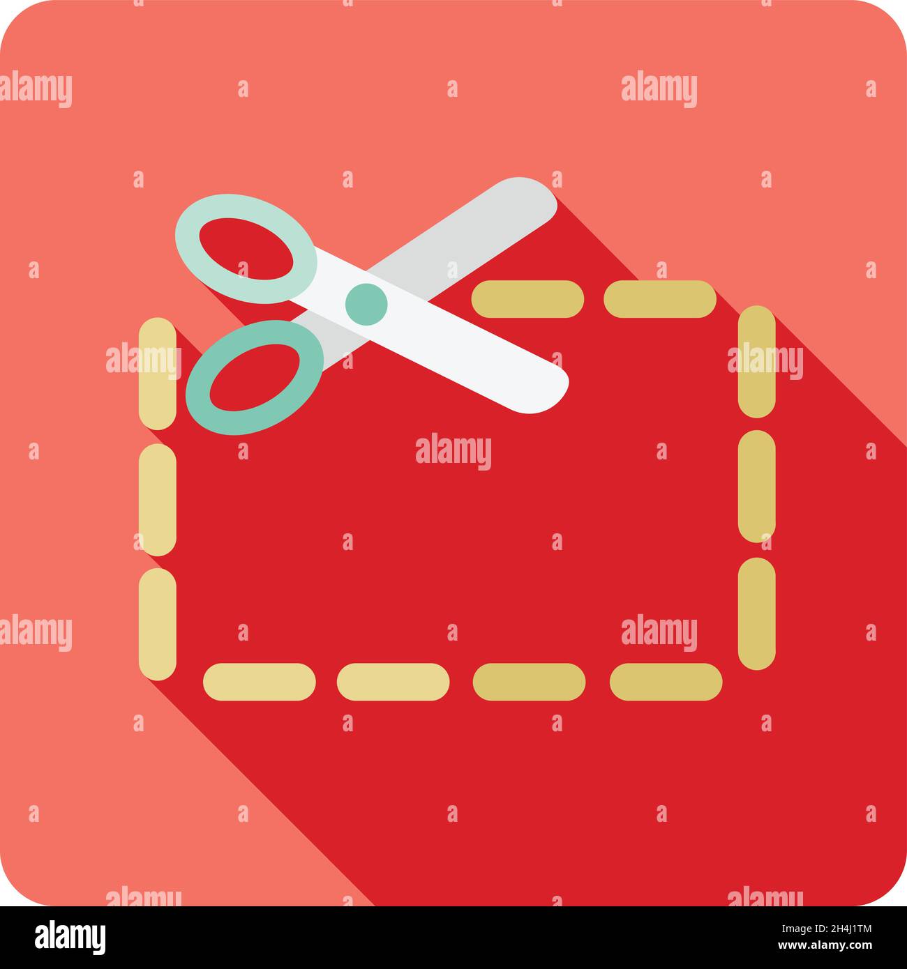 Coupon cutting icon. E-commerce sign. Graph symbol for your web site ...