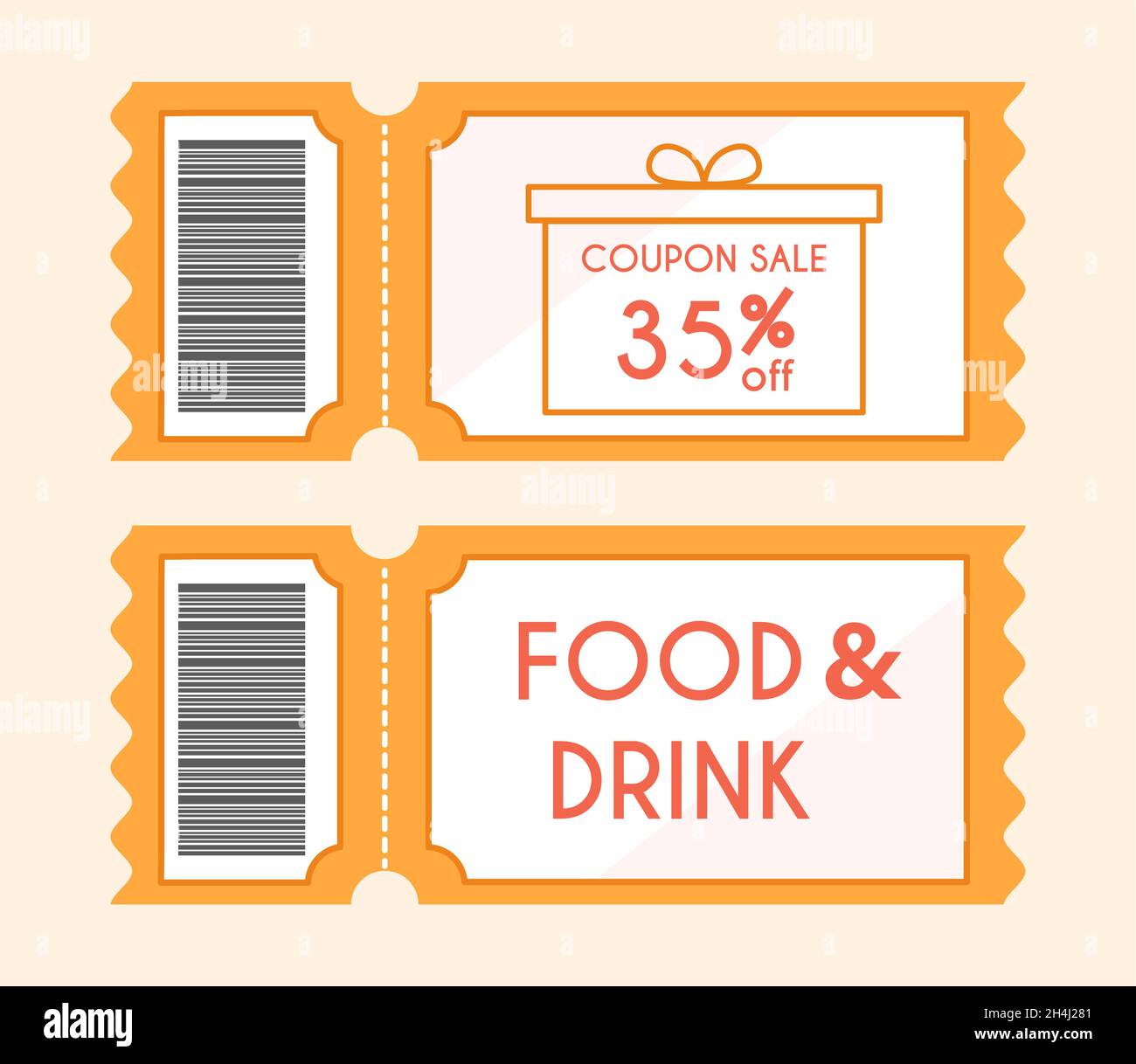 Set of coupons Stock Vector Image & Art - Alamy