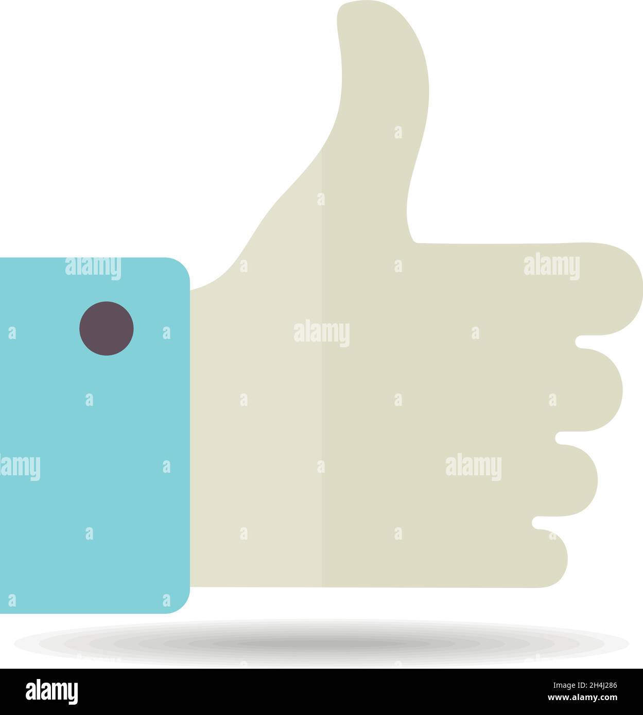 Thumbs up icon. Vector like. E-commerce sign. Graph symbol for your web ...