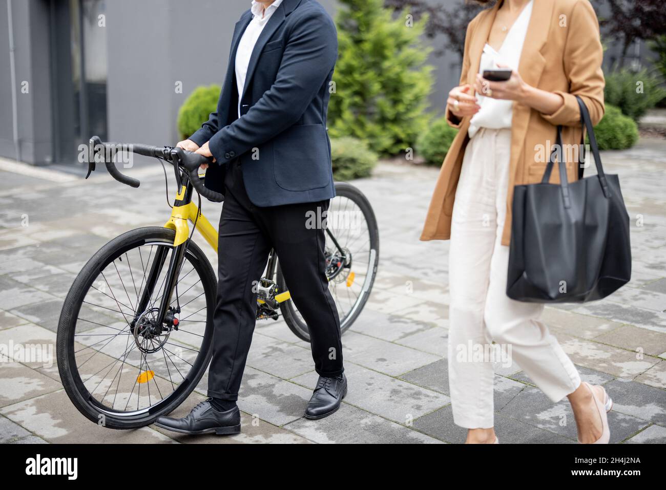 Coffee to go walk hi-res stock photography and images - Alamy