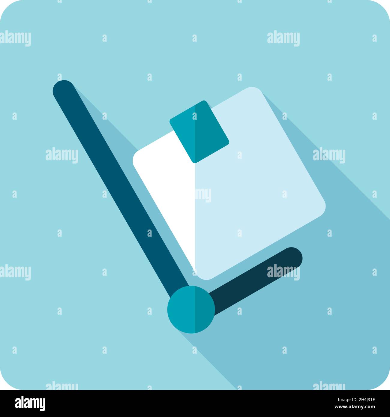 Hand truck icon. E-commerce sign. Graph symbol for your web site design ...