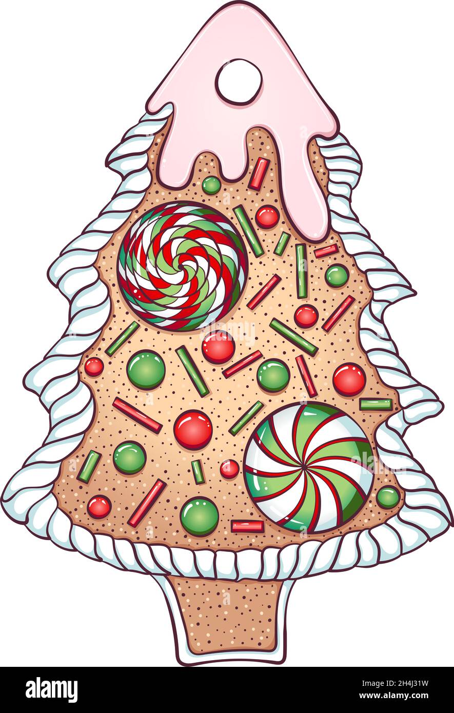 Food christmas tree Stock Vector Images - Alamy