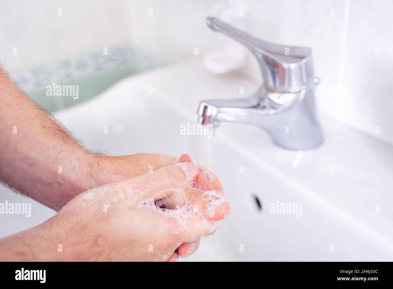 Infection prevention hand washing hi-res stock photography and images ...