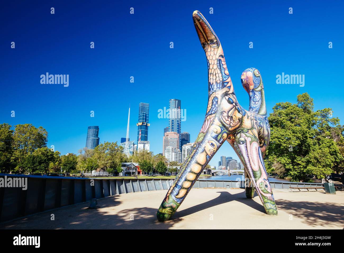 Angel Sculpture in Melbourne Australia Stock Photo - Alamy