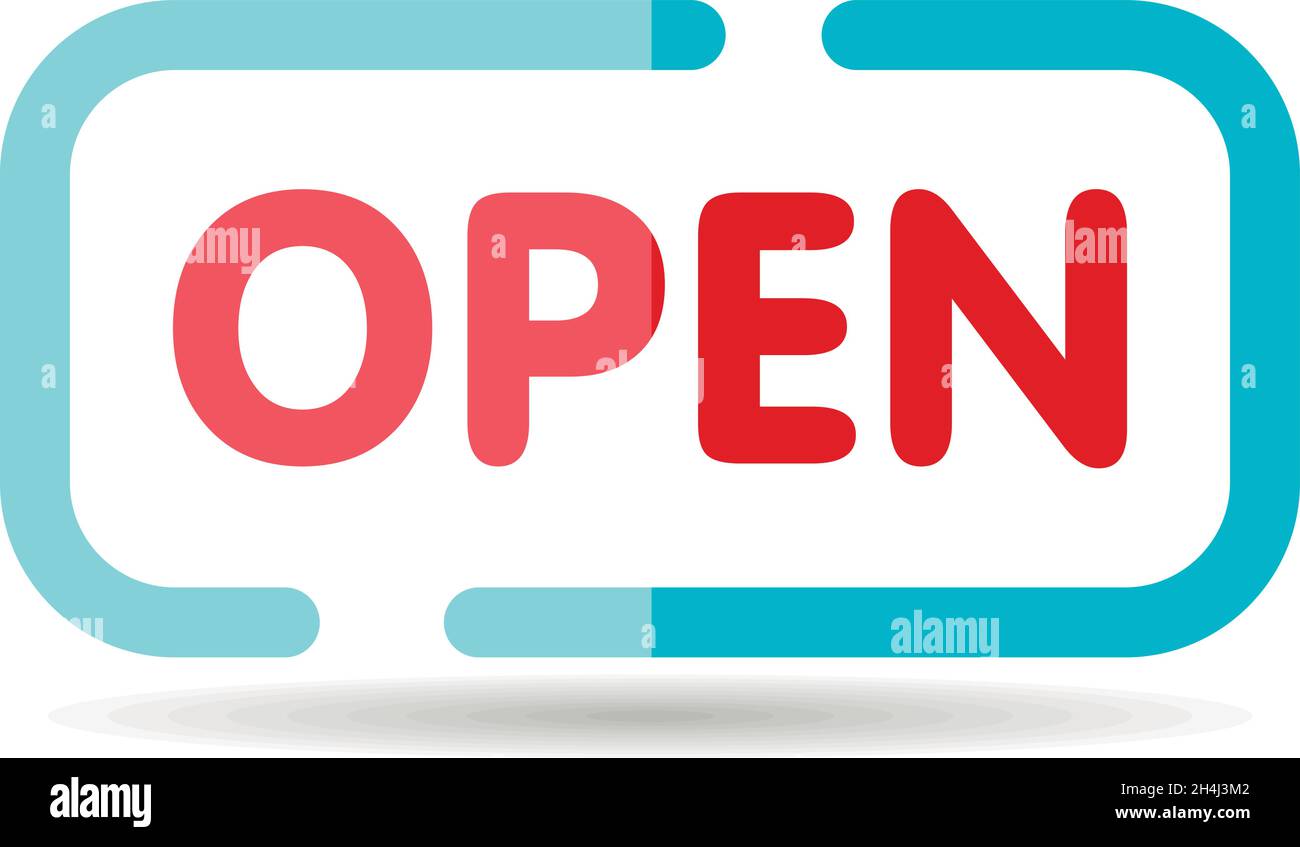 Open Vector icon. E-commerce sign. Graph symbol for your web site ...