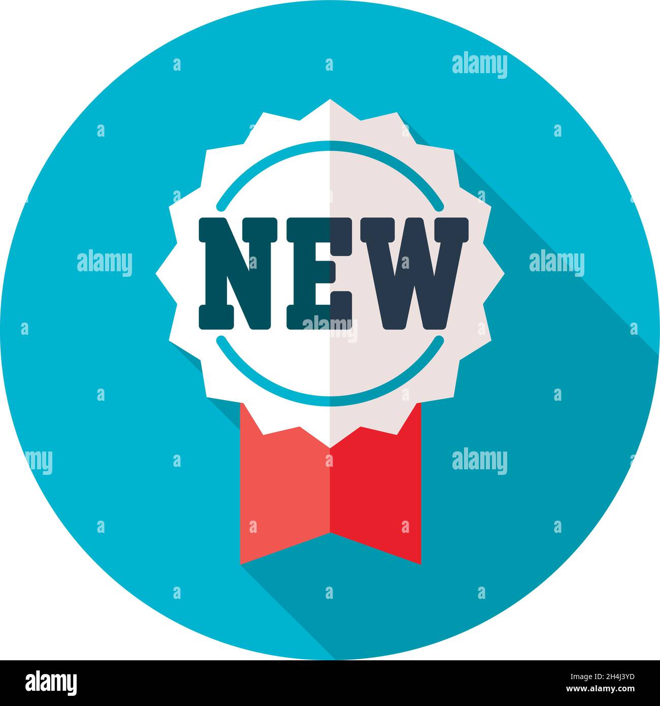 New Tag And Ribbons icon. E-commerce sign. Graph symbol for your web ...