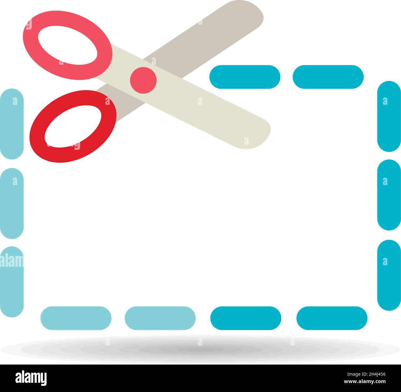 Coupon cutting icon. E-commerce sign. Graph symbol for your web site ...