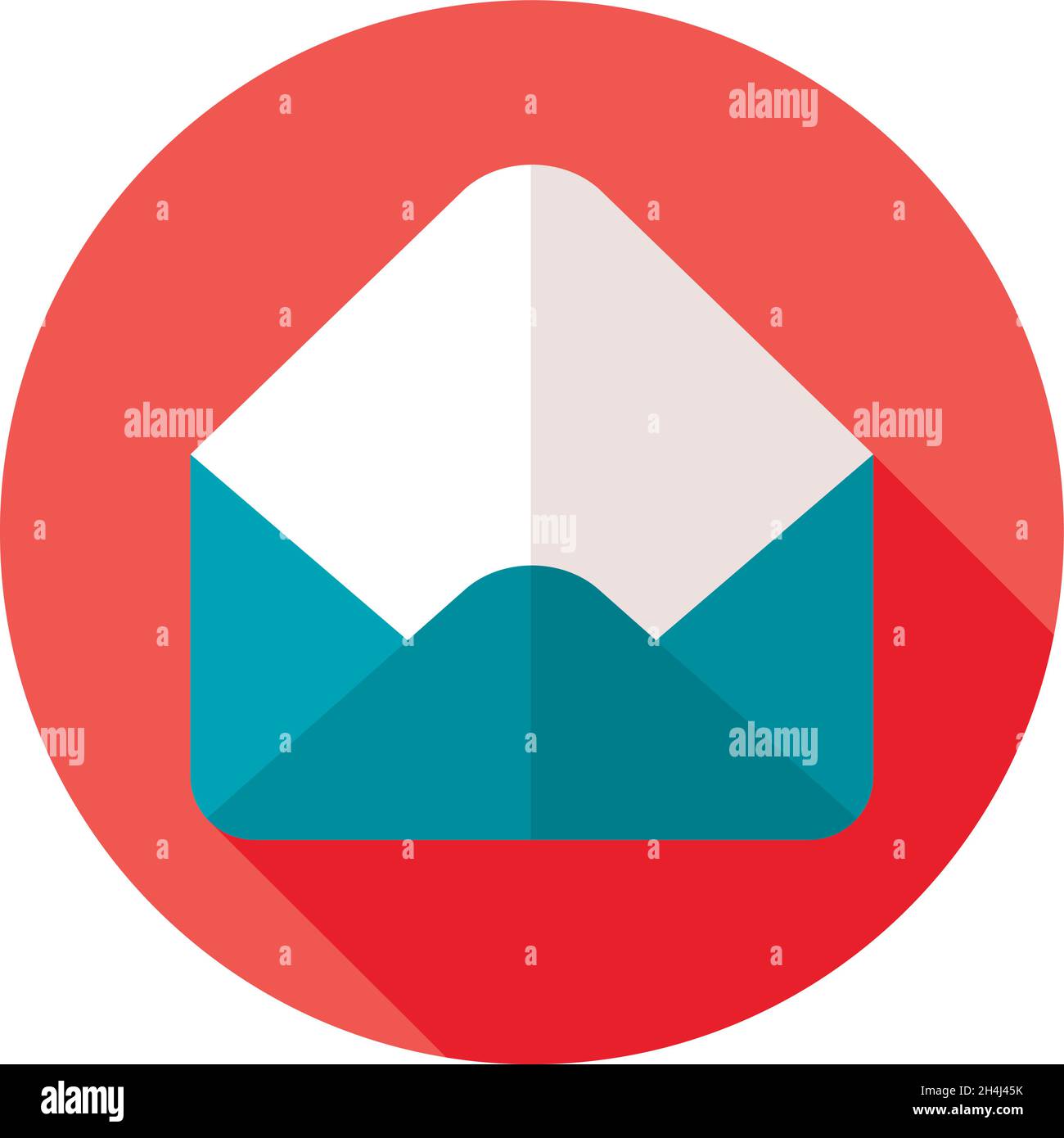 Open envelope vector icon. E-commerce sign. Graph symbol for your web ...