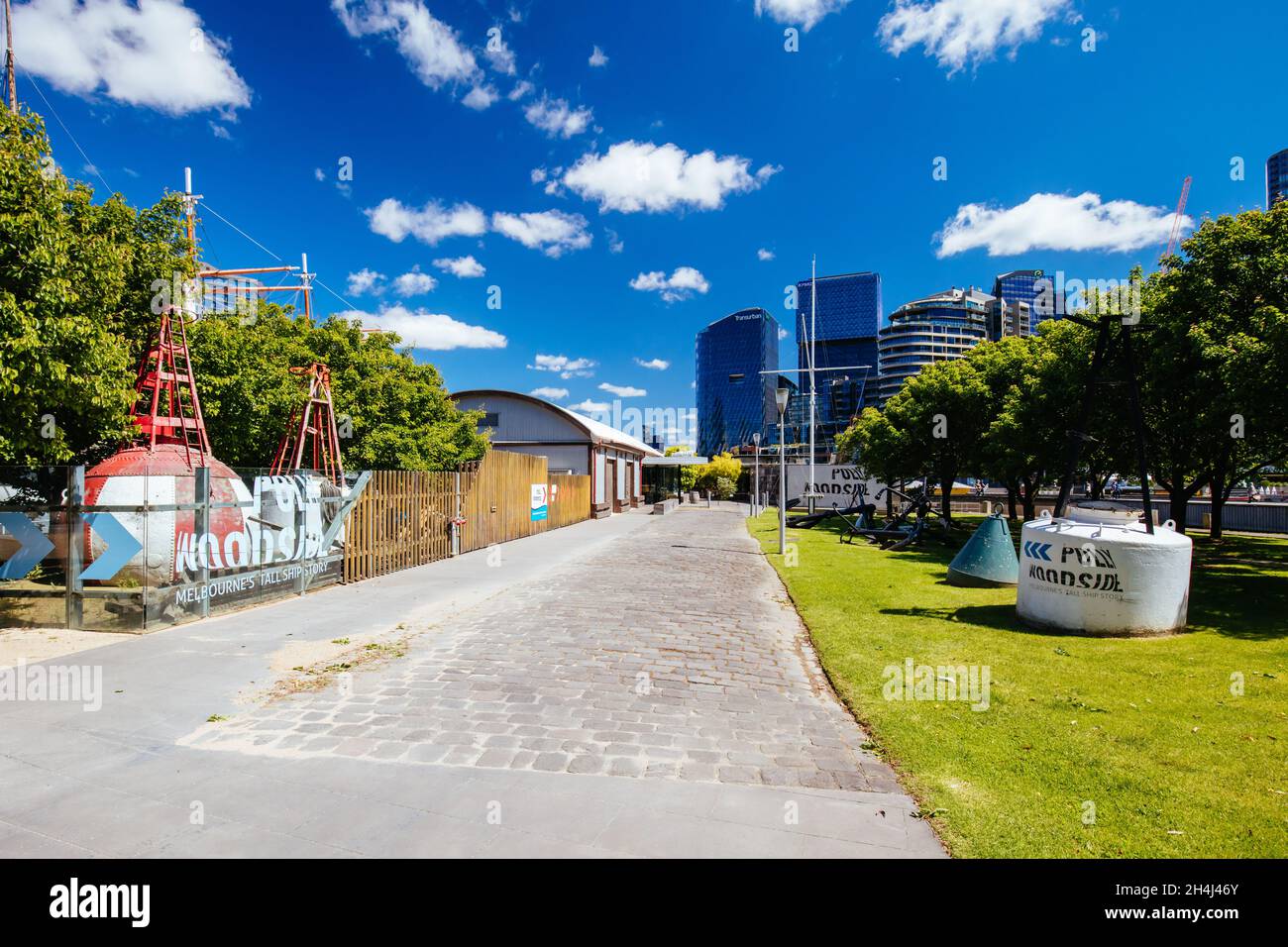 Polly Woodside Boat in Melbourne Australia Stock Photo - Alamy