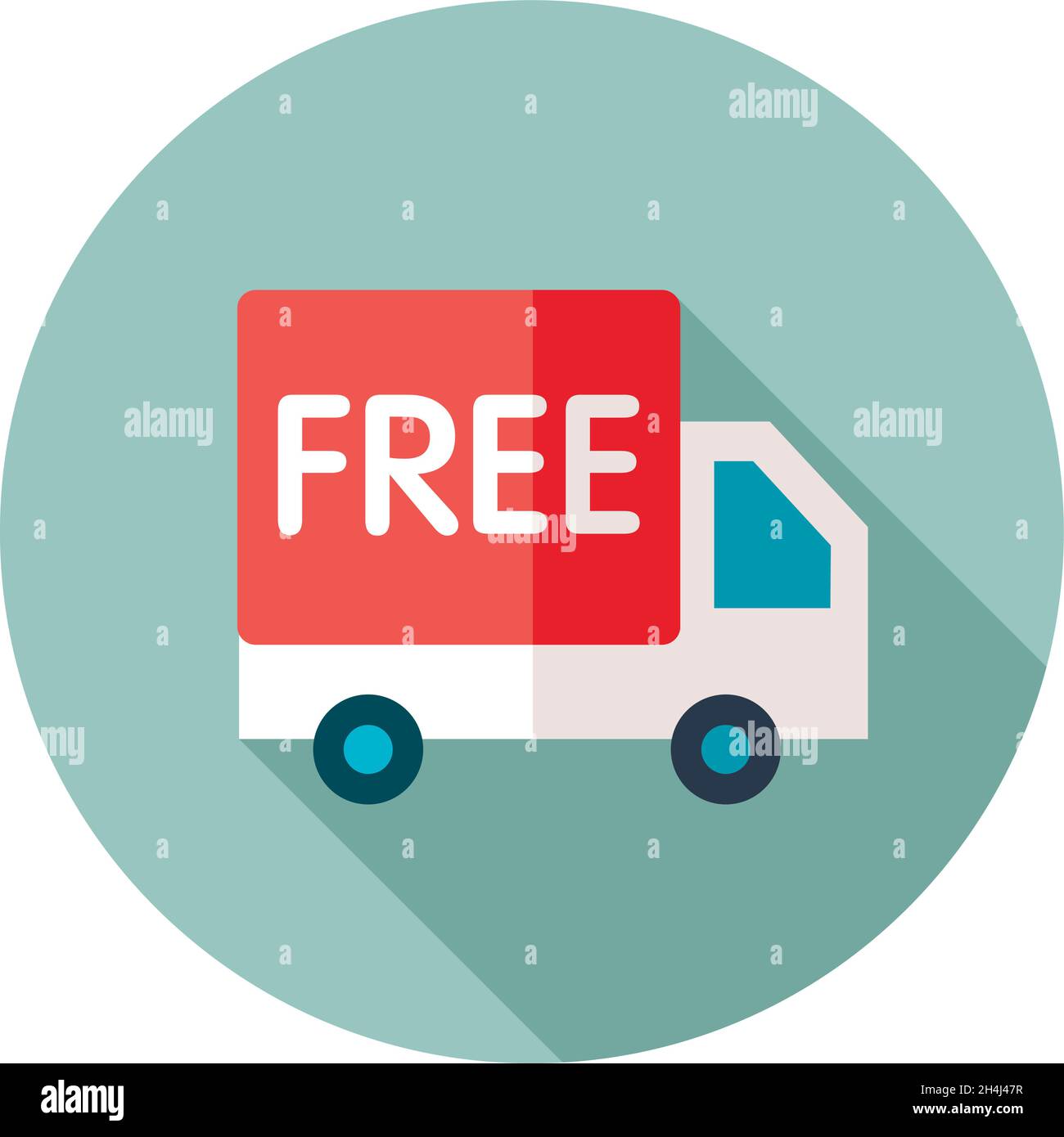 Free shipping icon. E-commerce sign. Graph symbol for your web site ...