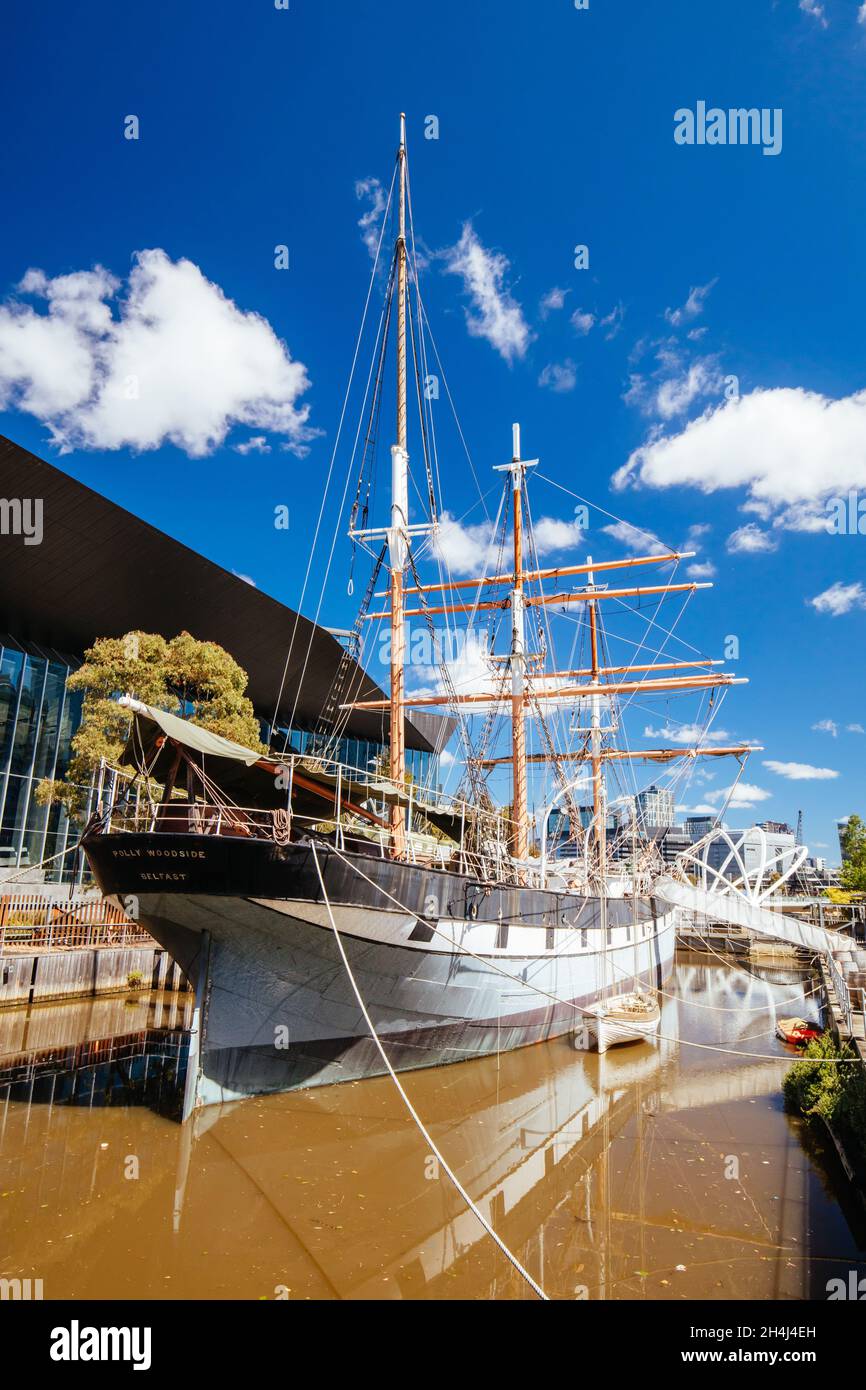 Polly Woodside Boat in Melbourne Australia Stock Photo - Alamy