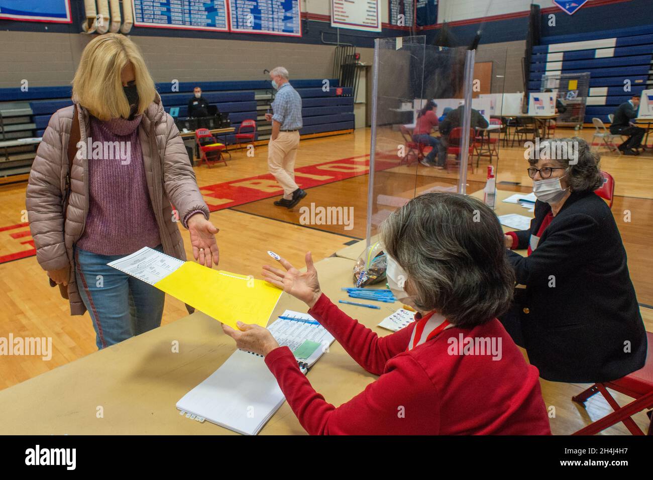 Buckingham, United States. 02nd Nov, 2021. From left, Lisa Meinert, of ...